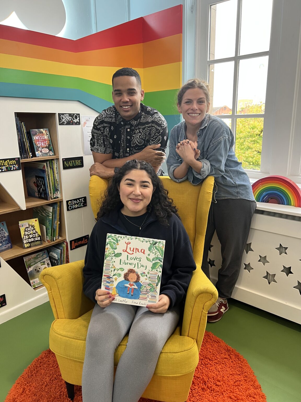 Manchester's only dedicated children's library is celebrating its first birthday by bringing two ...